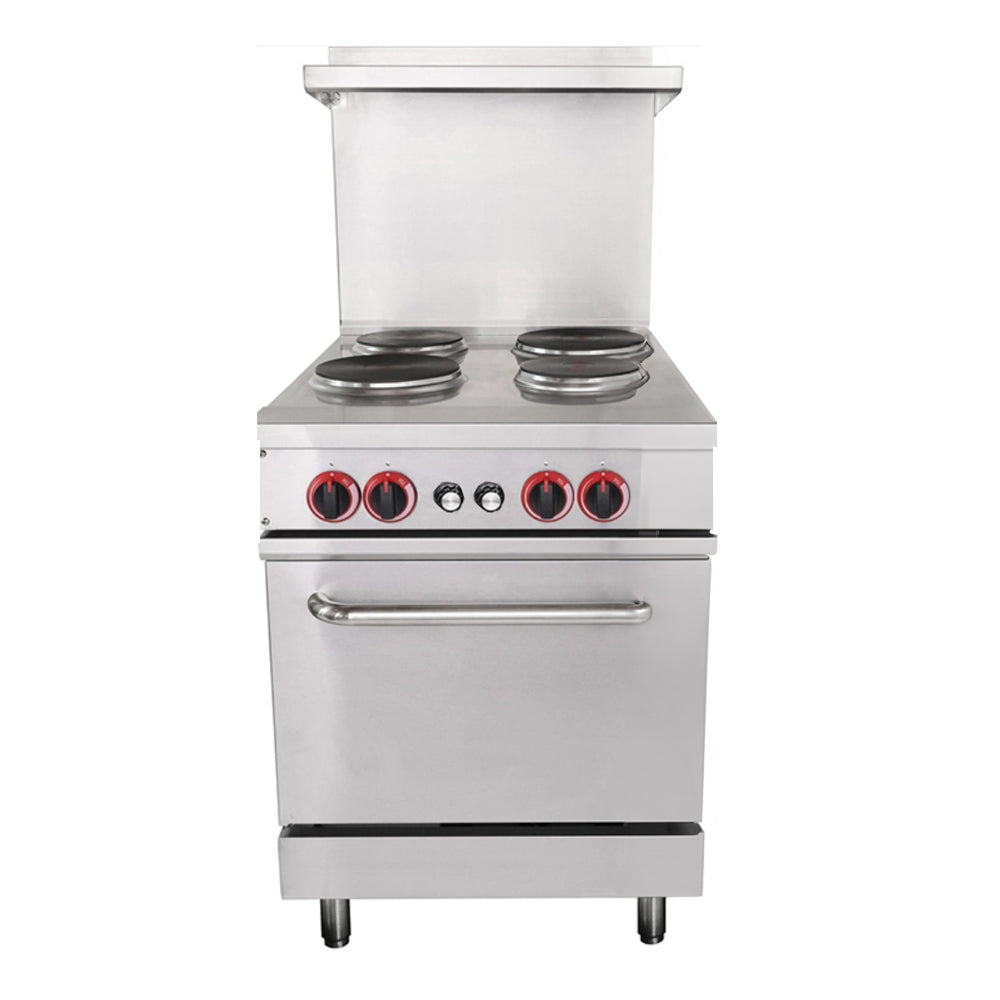 Cookline ER24-240 24" Electric Range with 4 Burners, 240V