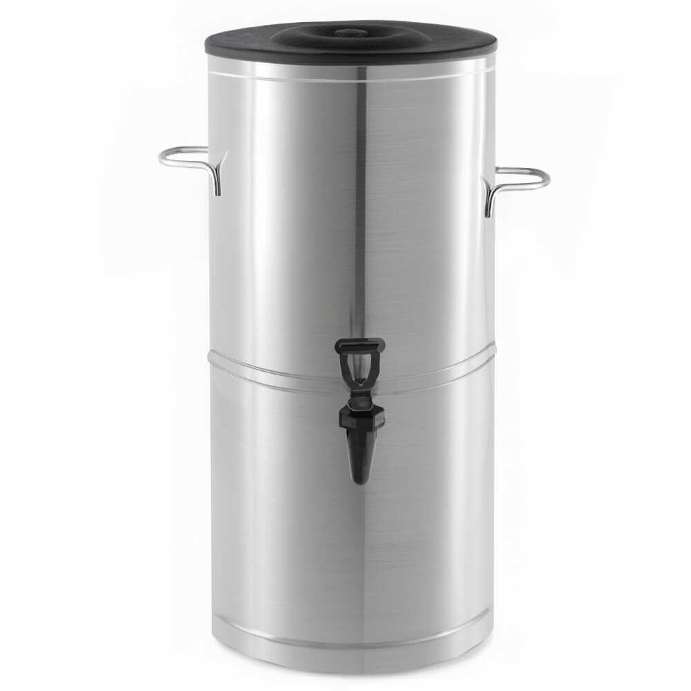 Prepline ITD-5GR 5 Gallon Round Stainless Steel Iced Tea Dispenser