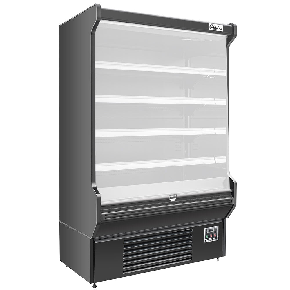 Coldline SOCD-61-B 61" Black Deep High Profile Refrigerated Self-Serve