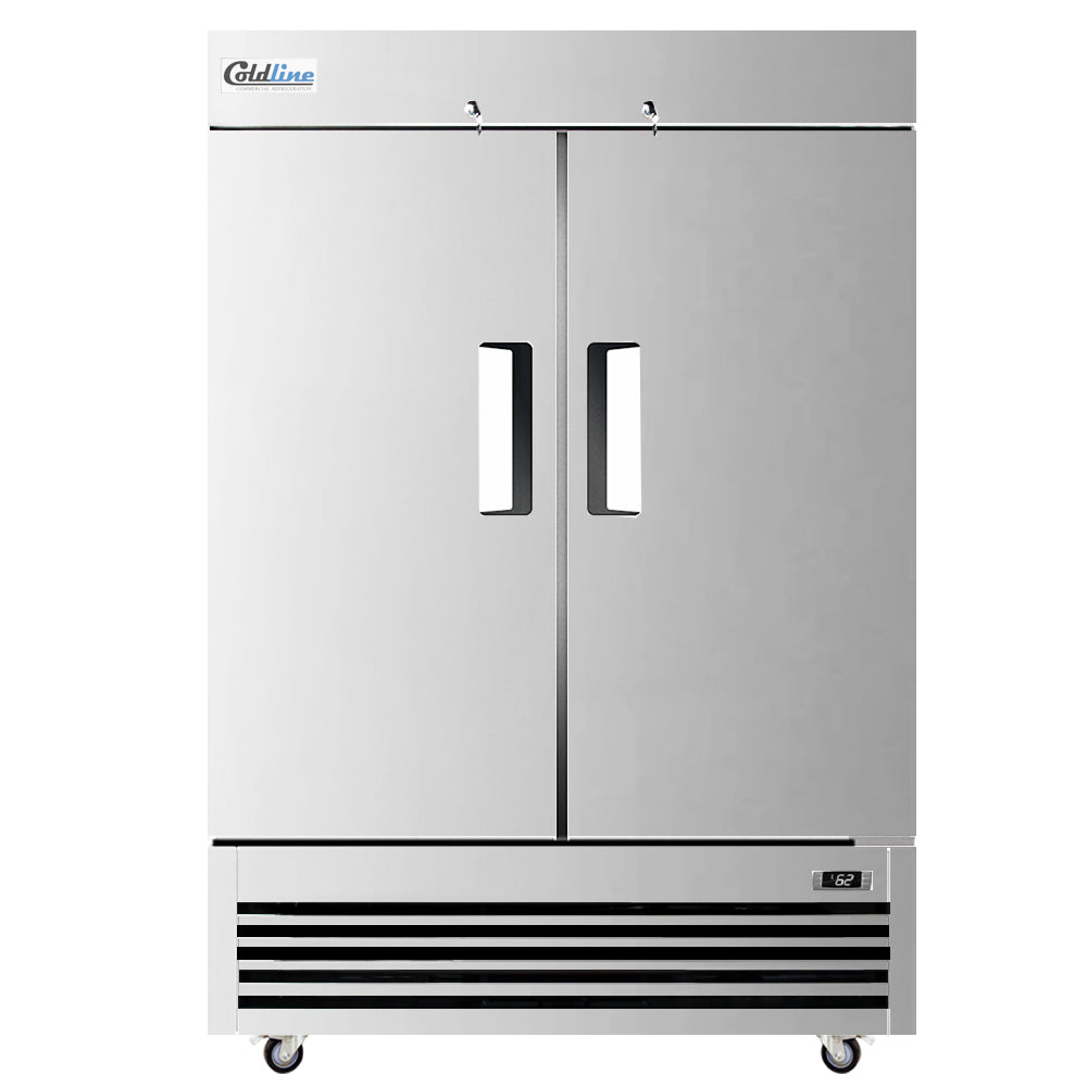 Coldline T-2FE 54" Solid Door Commercial Reach-In Freezer - Stainless