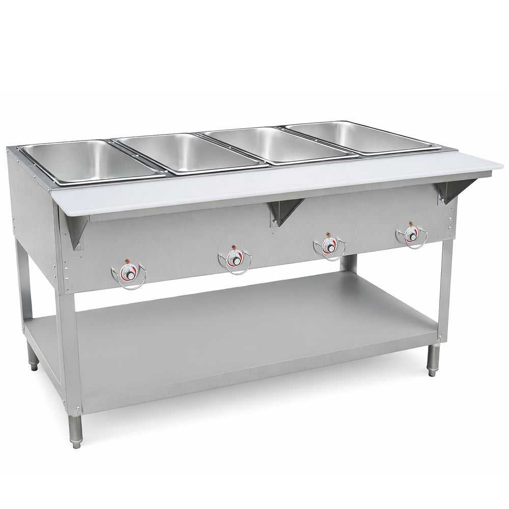 Prepline TBH25-5 72" Five Well Electric Hot Food Steam Table with Unde ...