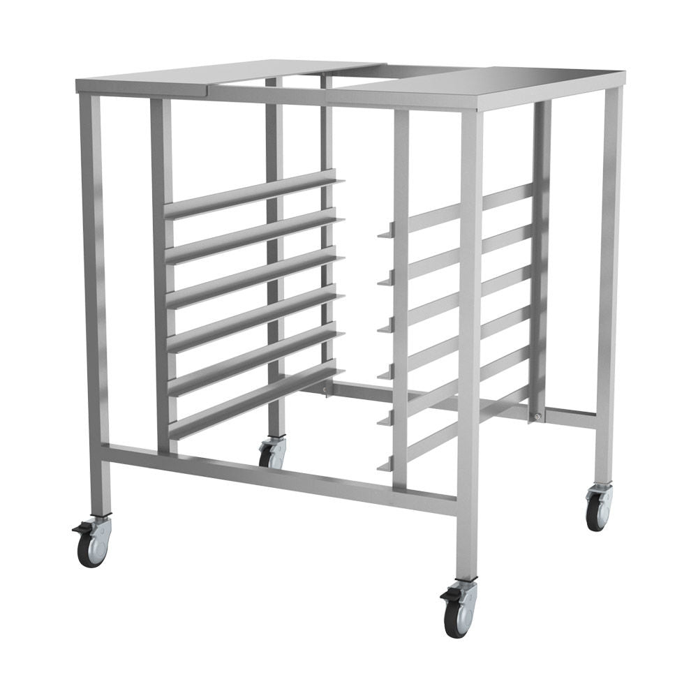 Prepline OS-2528 Stainless Steel Oven Stand with Cooling Racks and Cas