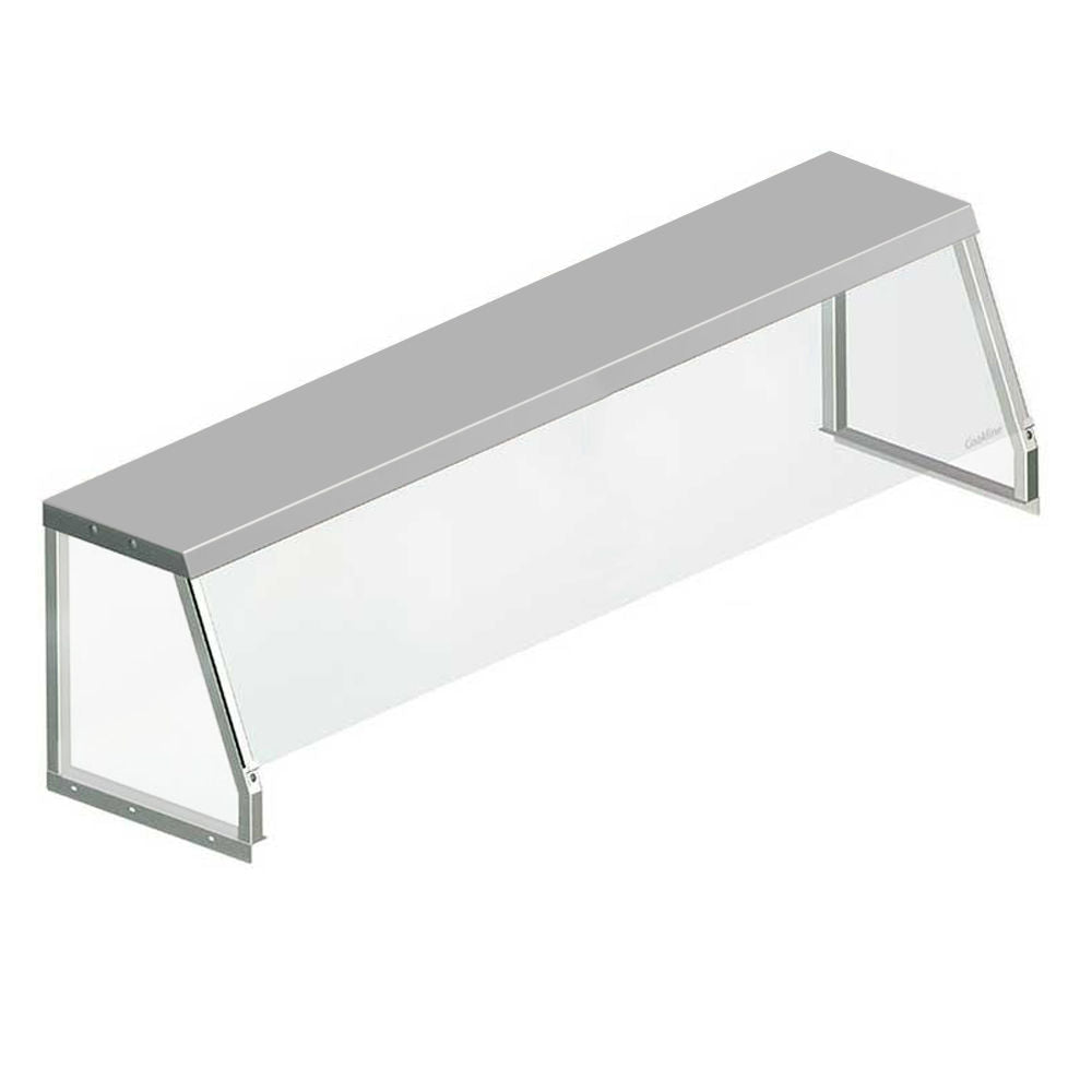 SG-1574 74" Angled Sneeze Guard for Steam Tables, Salad Bars